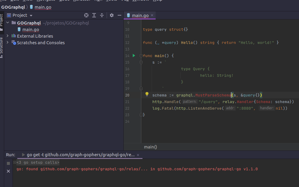 Yours examples not working · Issue #459 · graph-gophers/graphql-go · GitHub