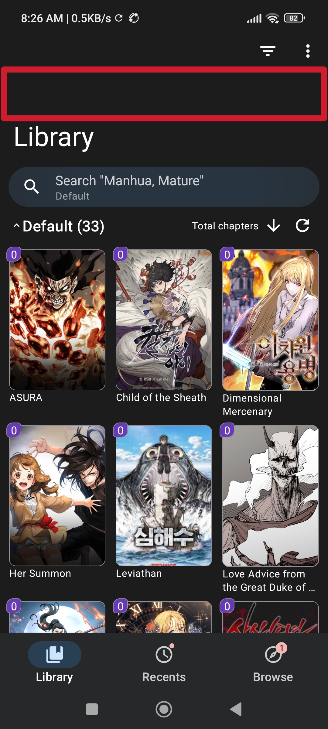 [bug] Empty space before the search bar and title · Issue #1253 · Jays2Kings/tachiyomiJ2K · GitHub