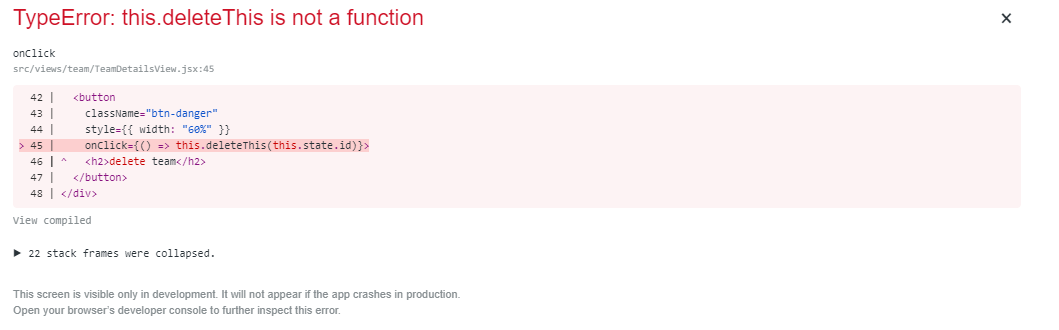 Delete Team Crashes · Issue #147 · Tournamanager/webApp · GitHub