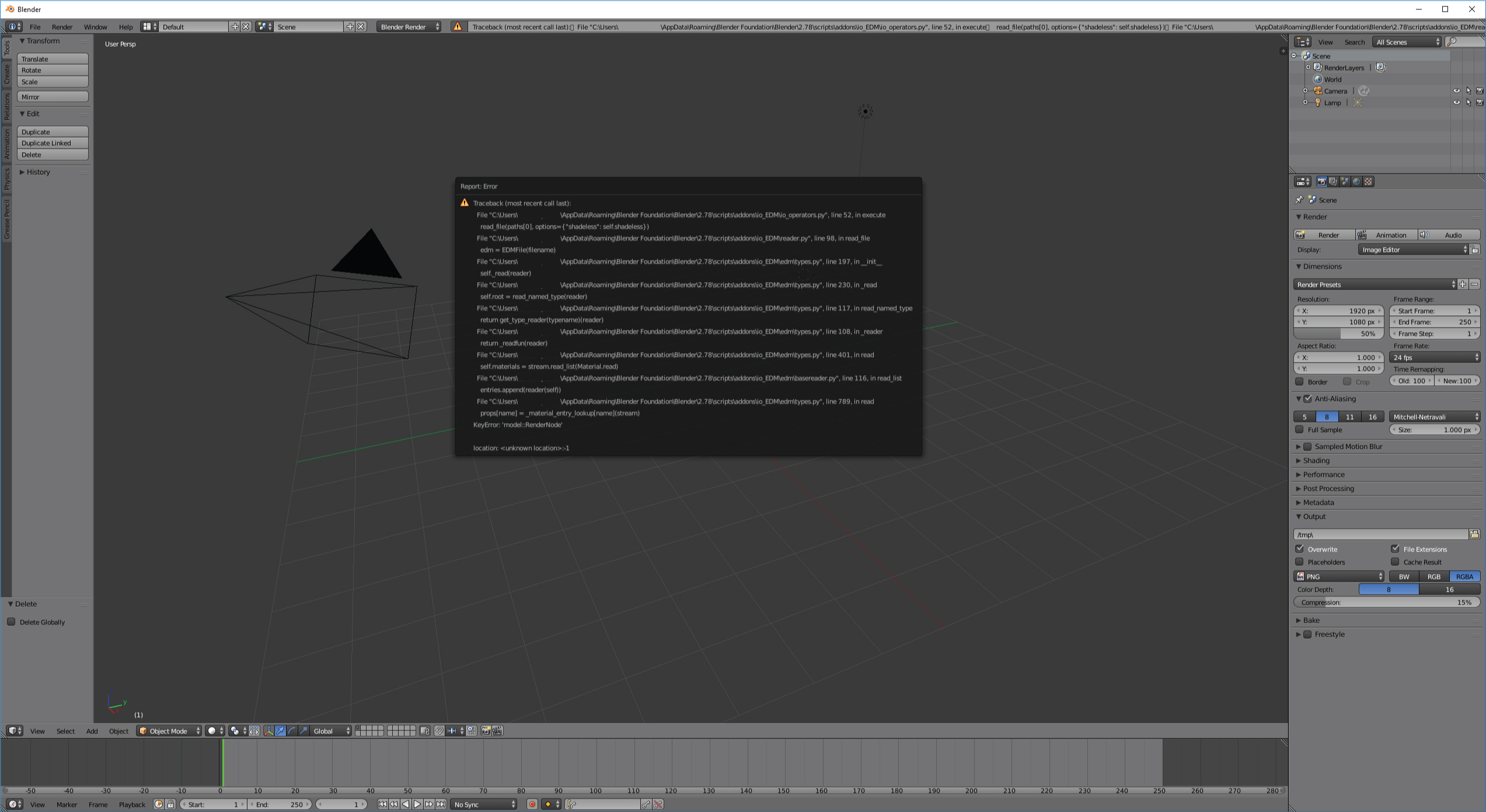 File format change due to __VERSION__ change · Issue #8 · ndevenish/Blender_ioEDM · GitHub