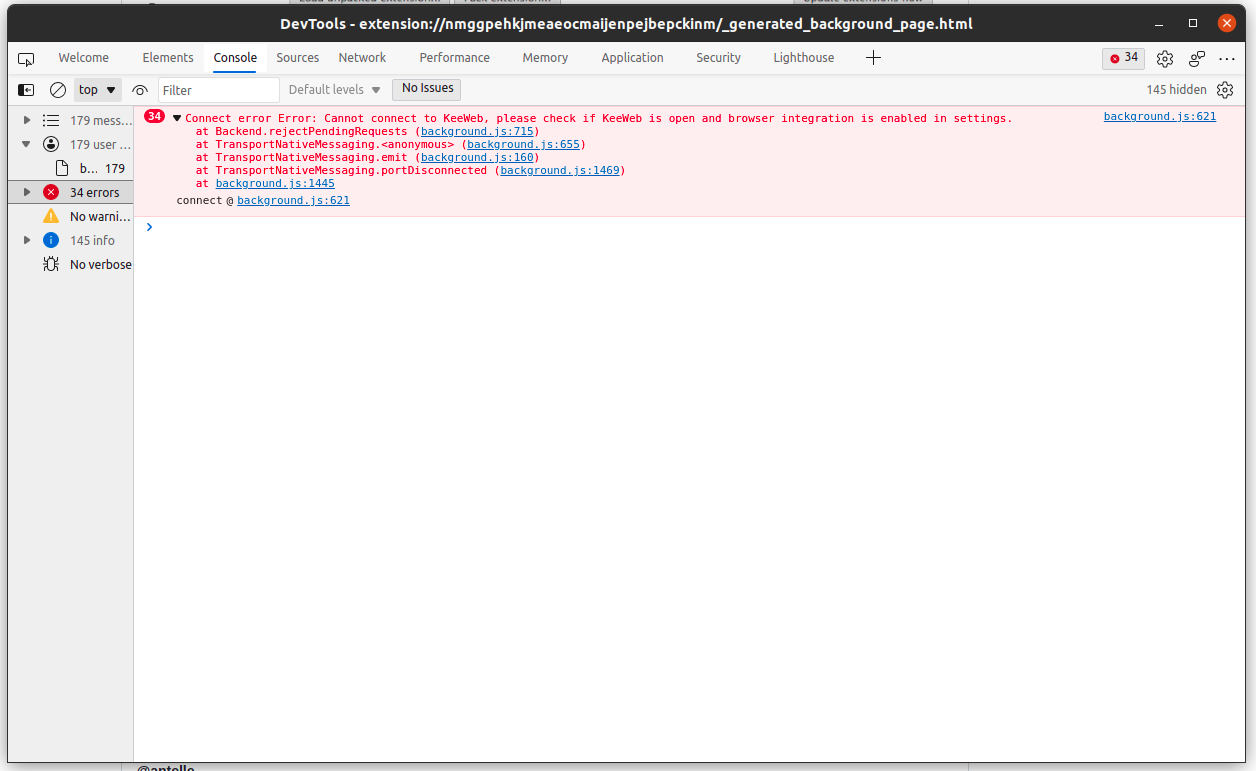 KeeWeb connector does not works on Microsoft Edge in Linux · Issue ...