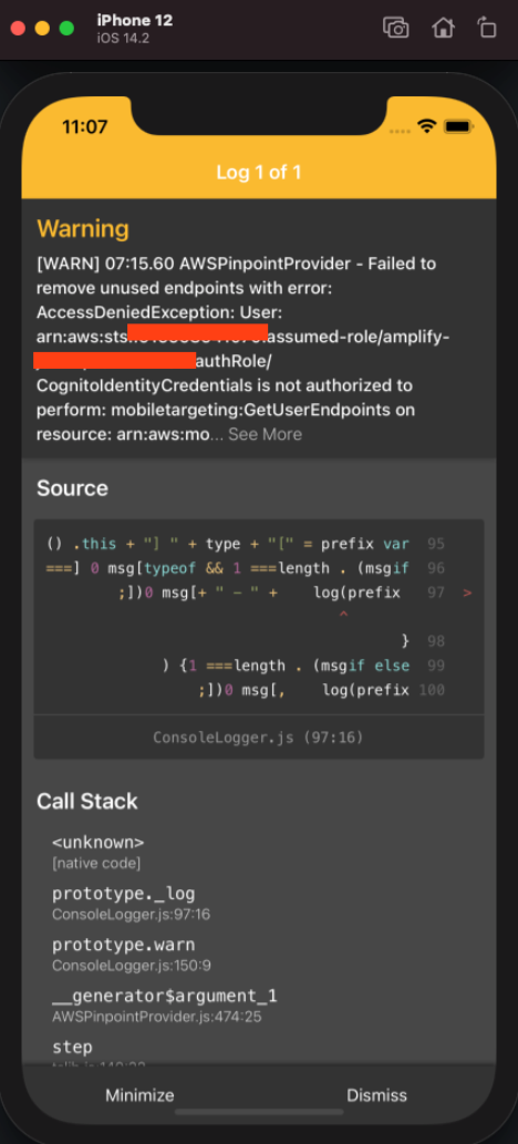 AWSPinpointProvider - Failed to remove unused endpoints with error ... AWSPinpointProvider - Failed to remove unused endpoints with error ...