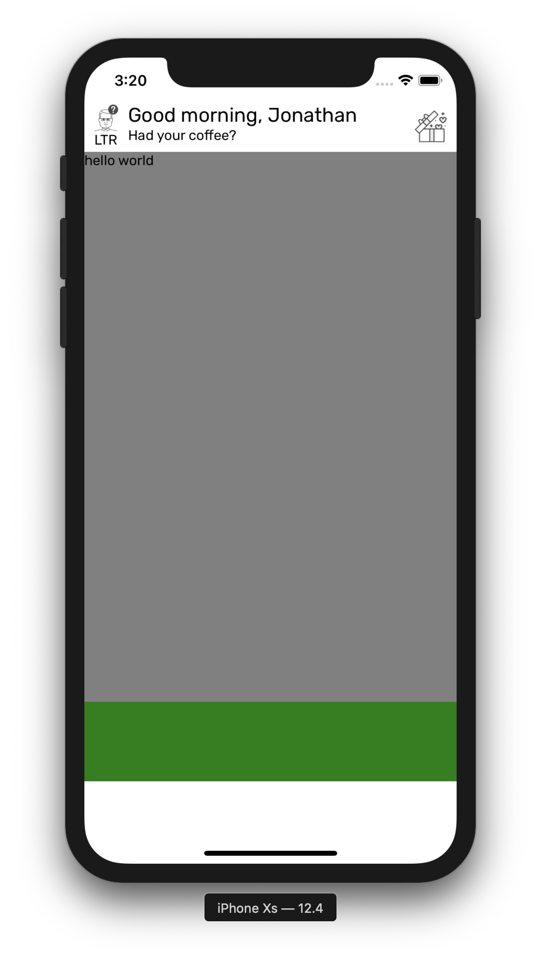 bottom tab cannot be hidden in a stack layout that is within a bottom ...