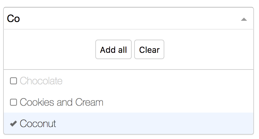 React select checked Codesandbox