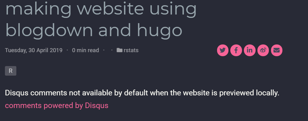 Support for Hugo Shortcodes in Rmd files · Issue #40 · rstudio/blogdown · GitHub