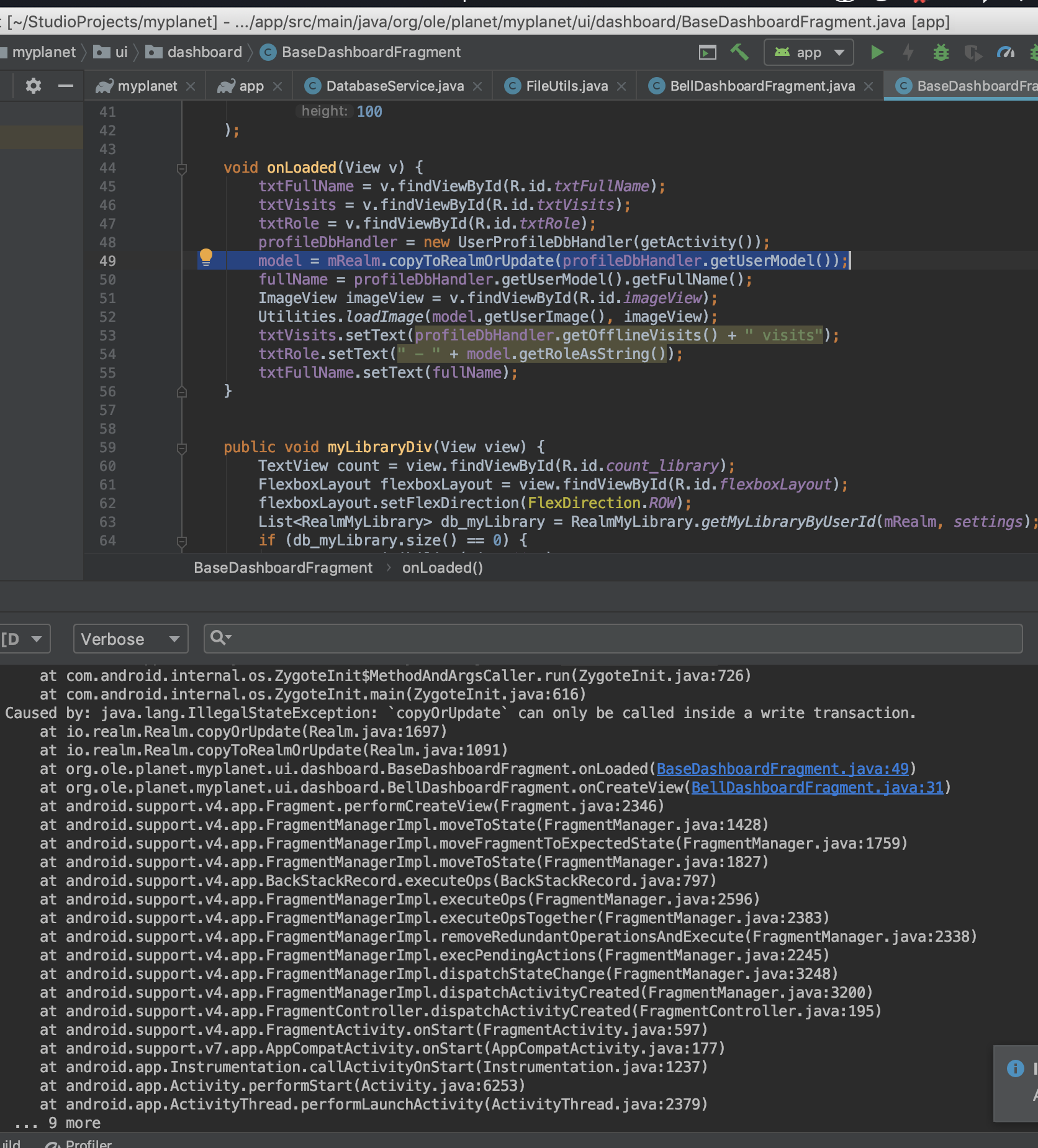 Dashboard load error · Issue #1114 · open-learning-exchange/myplanet · GitHub