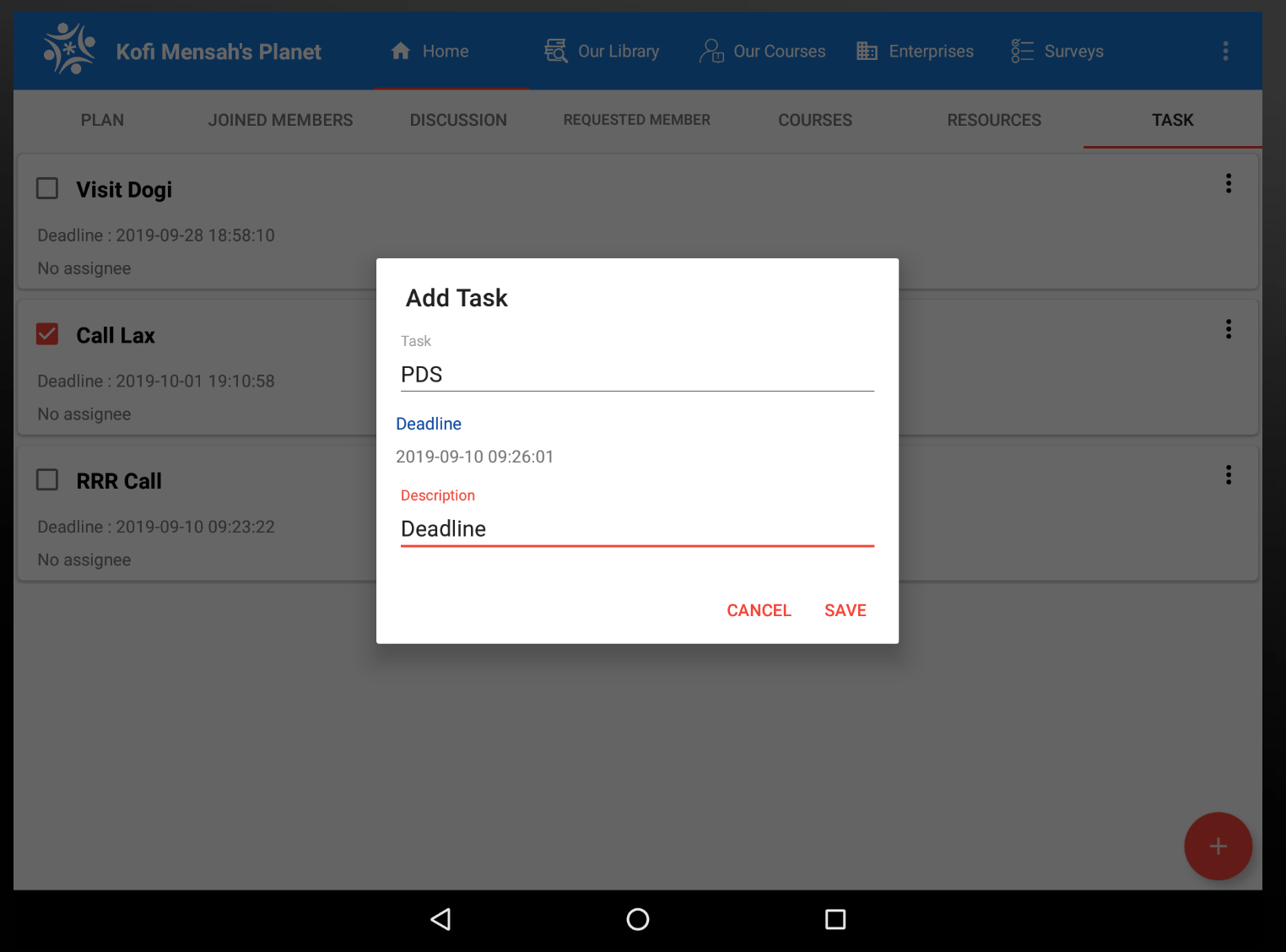 Team task - must be able to select deadline time · Issue #1145 · open ...