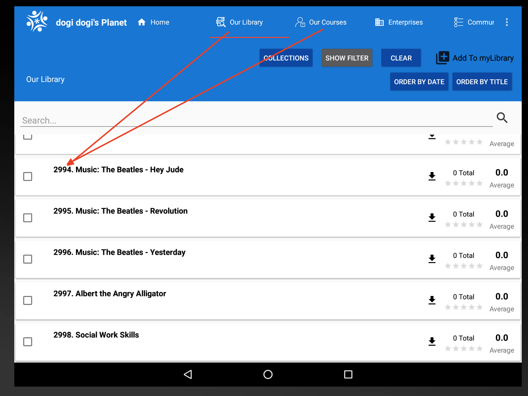 remove numbering on Library and Courses · Issue #1405 · open-learning-exchange/myplanet · GitHub