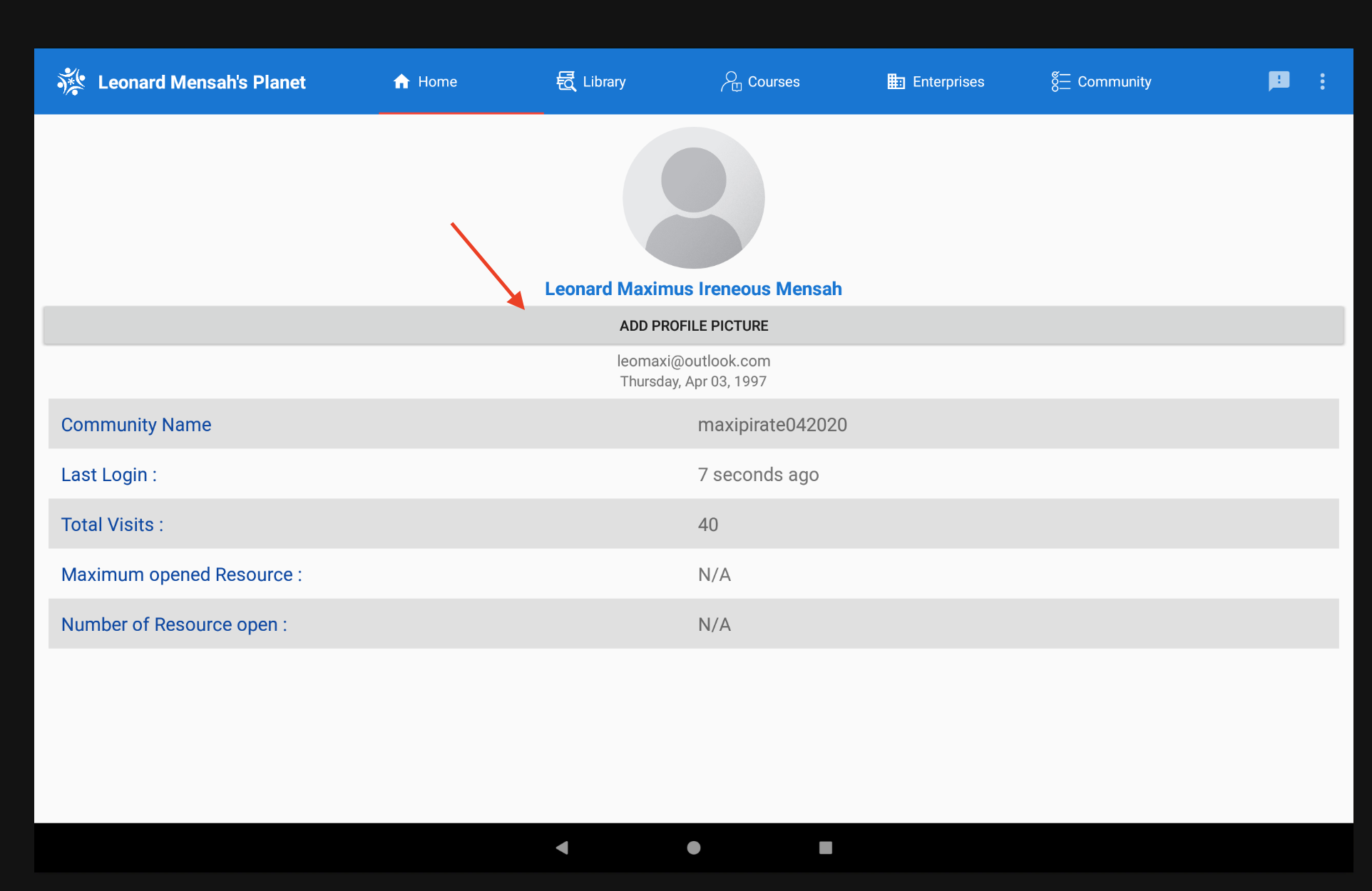 Profile Photo:- Add image button hard to find · Issue #1813 · open ...