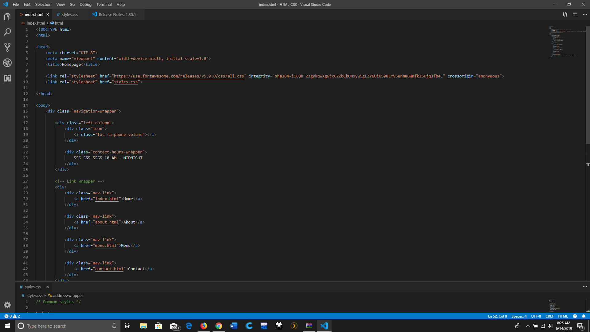 text line moving when saving and code not staying where I typed it ...