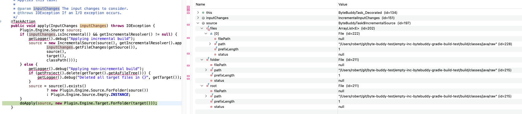 Gradle plugin fails for incremental builds after removing all sources from source set · Issue ...