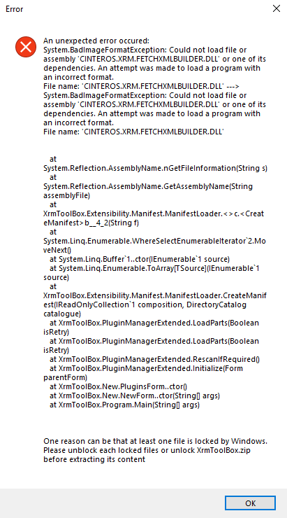 Cant install XrmToolBox 1.2022.2.54 · Issue #1130 · MscrmTools/XrmToolBox · GitHub