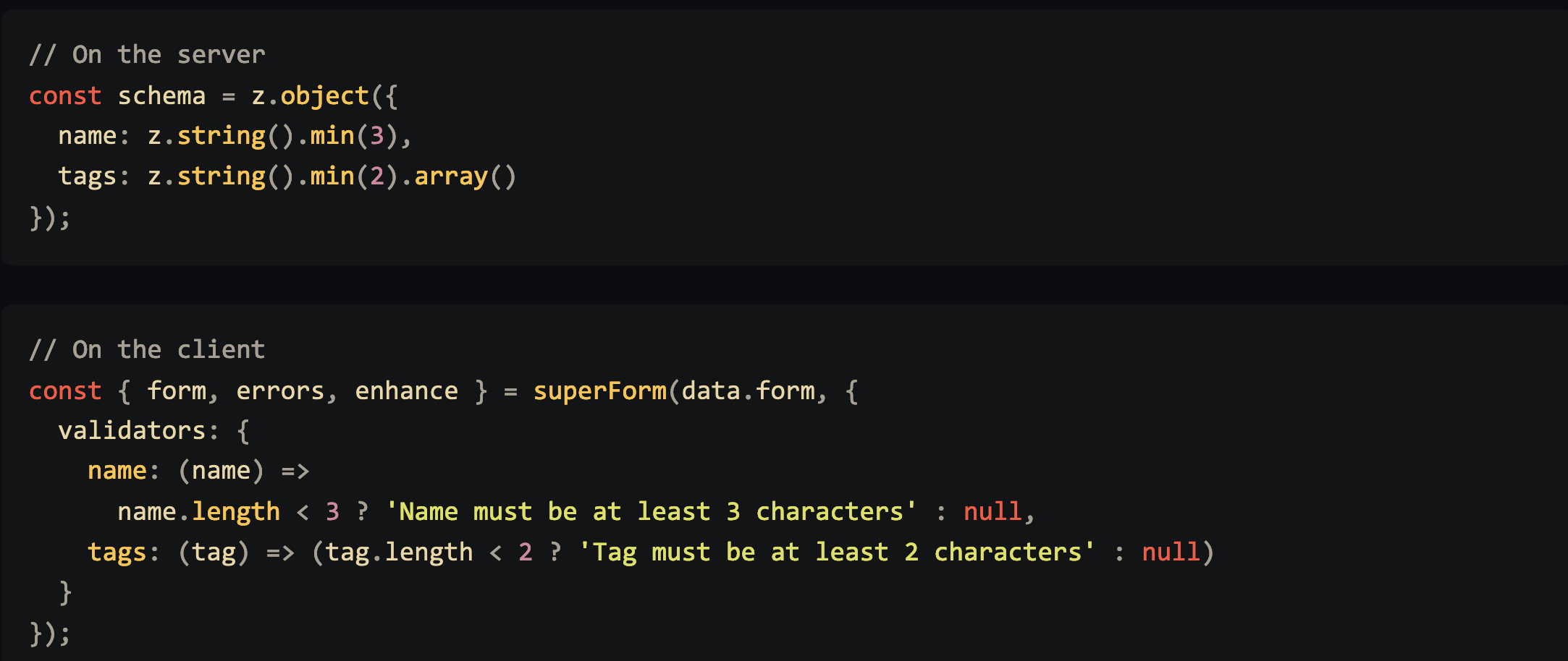 Live Validation? · Issue #101 · ciscoheat/sveltekit-superforms · GitHub