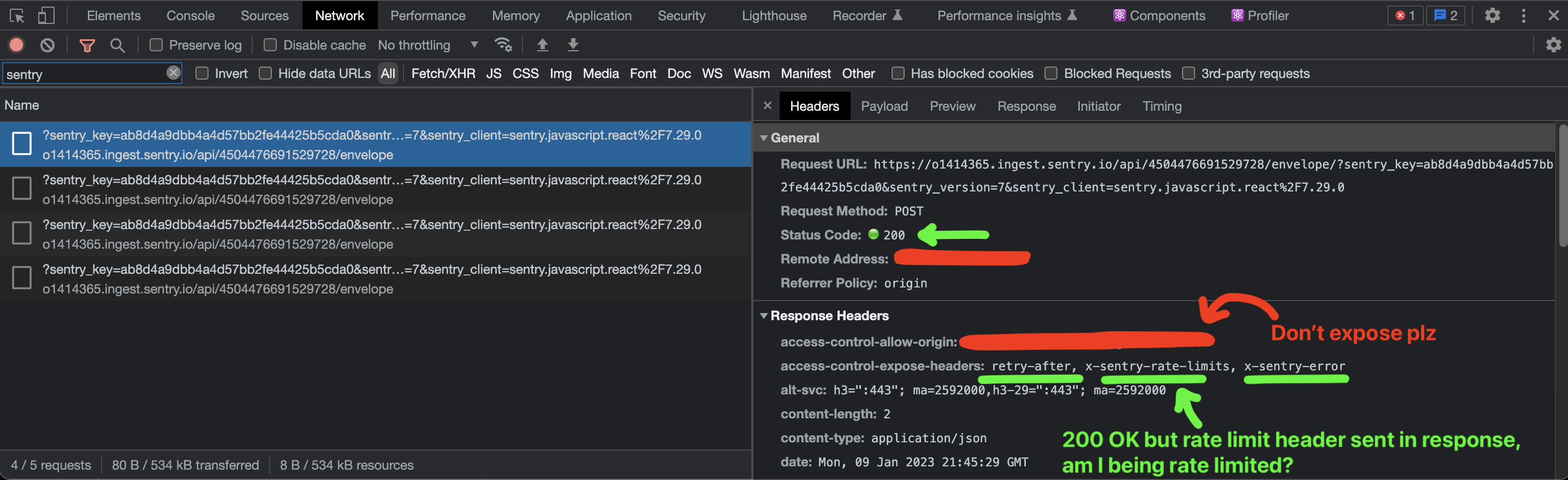Errors aren't sent to Sentry if error is thrown inside of event listener callback (or inside of ...