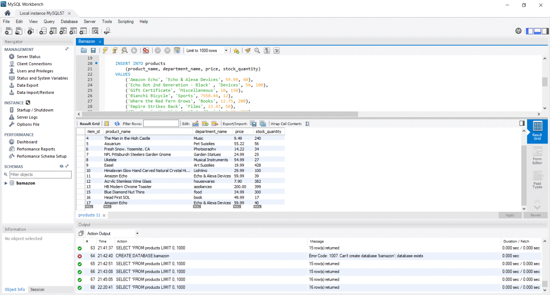 GitHub - Johcare/BamazoN-app