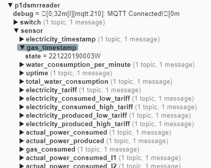 DSMR Component Should Also Publish Timestamp from Parsed TimestampedFixedValue of "gas_delivered ...