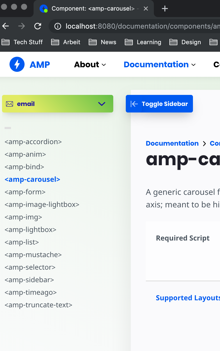 Change component docs title to documentation · Issue #2491 · ampproject/amp.dev · GitHub