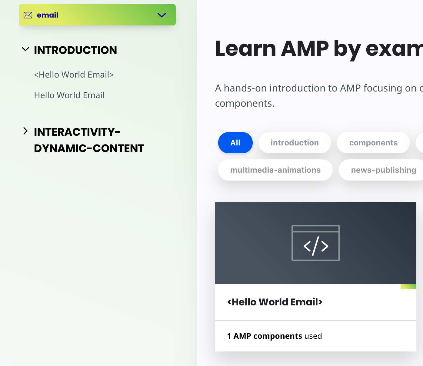 Change component docs title to documentation · Issue #2491 · ampproject/amp.dev · GitHub
