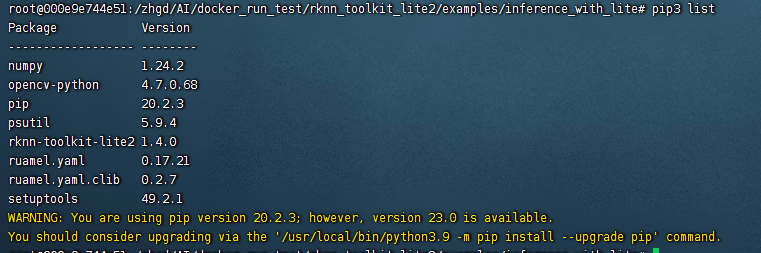 docker里面运行inference_with_lite例子报错了 · Issue #116 · rockchip-linux/rknn-toolkit2 · GitHub