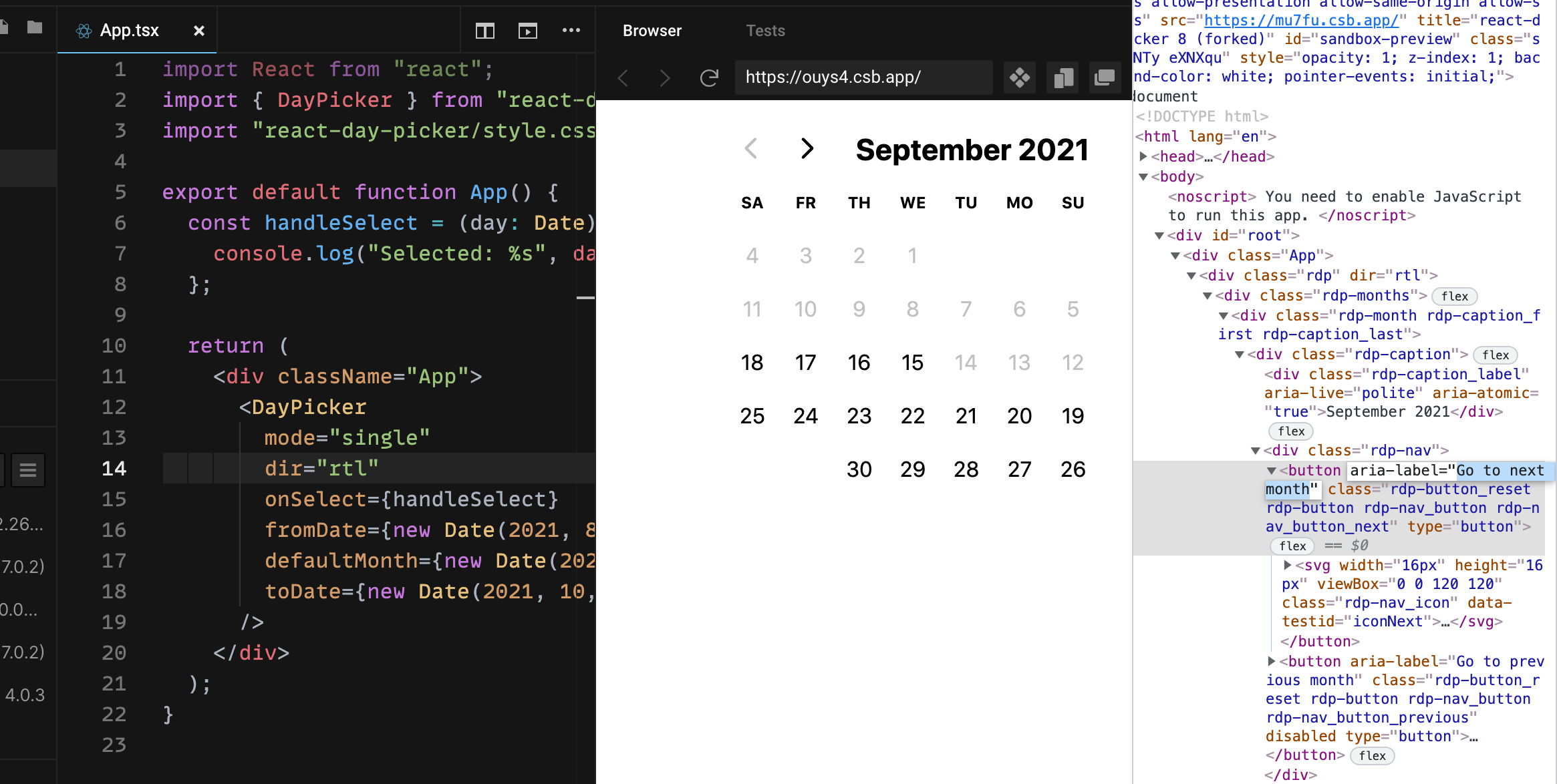 Navigation buttons with wrong aria labels on rtl direction · Issue #1288 · gpbl/react-day-picker ...