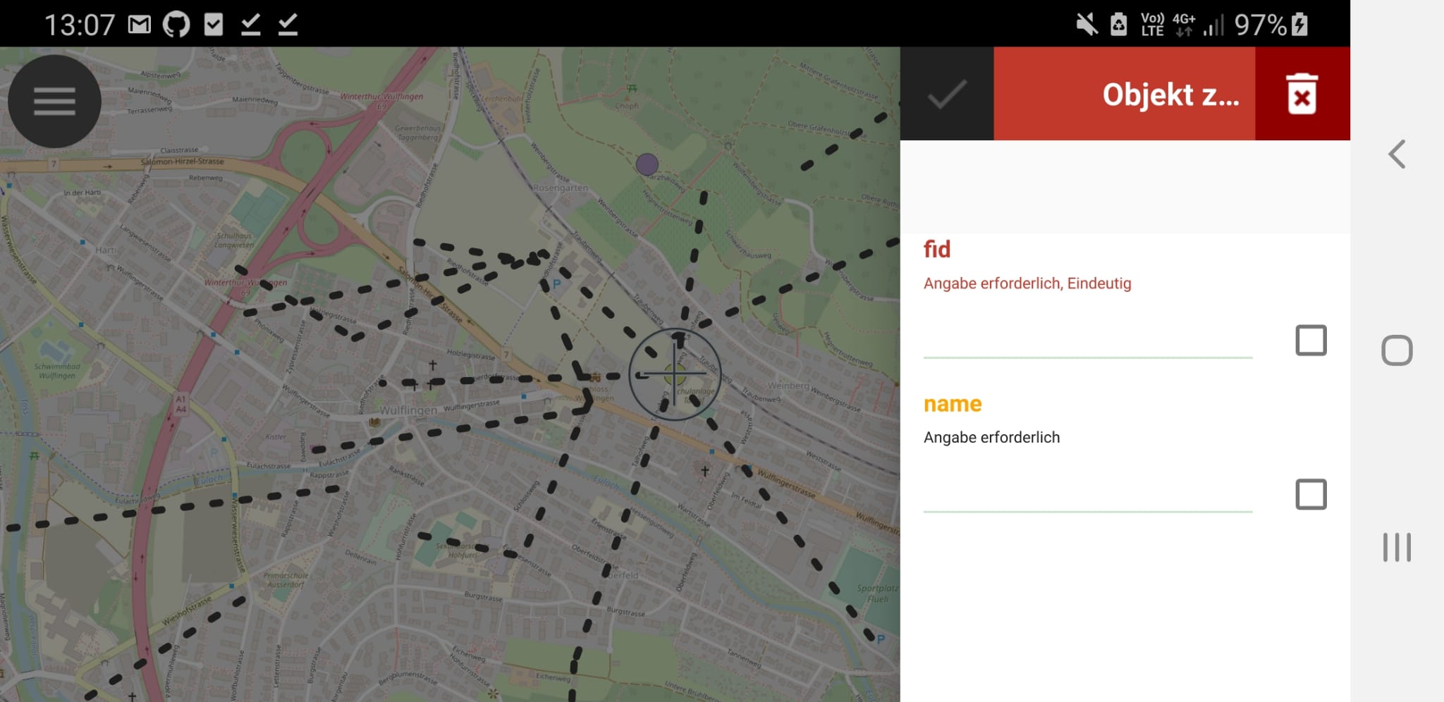 "fid"-attribute field automaticaly generated. Qfield forces me to fill in a specific number ...