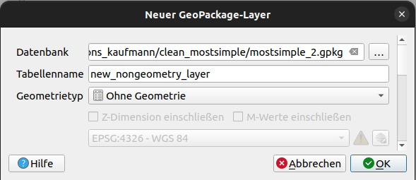Broken layers when creating new table on GPKG created by third party ...