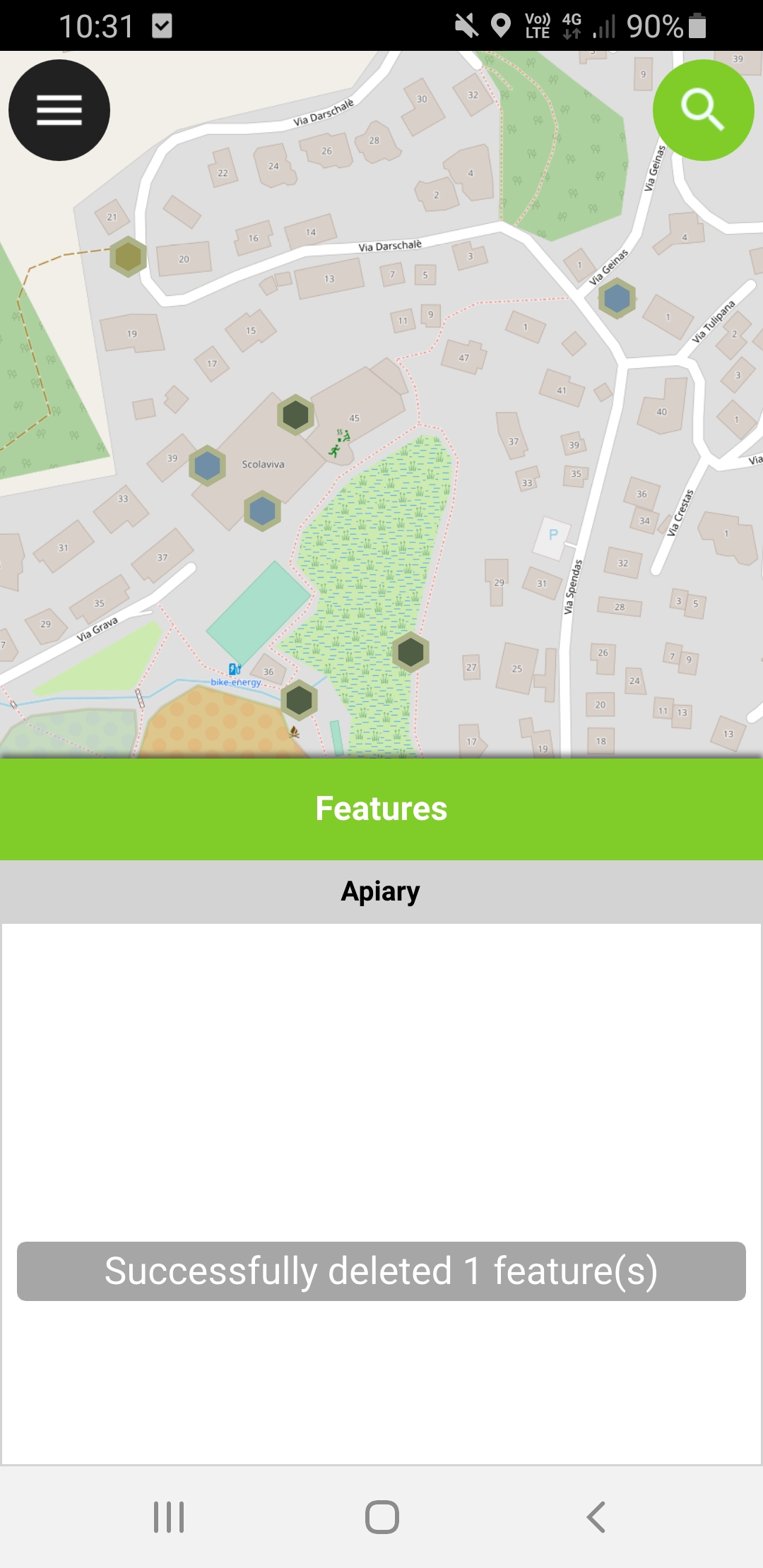 Feature list wrong after delete · Issue #1314 · opengisch/QField · GitHub