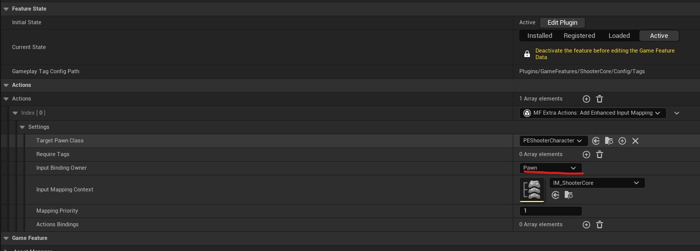GameFeatureData binds InputContext to Controller not Pawn · Issue #13 · lucoiso ...