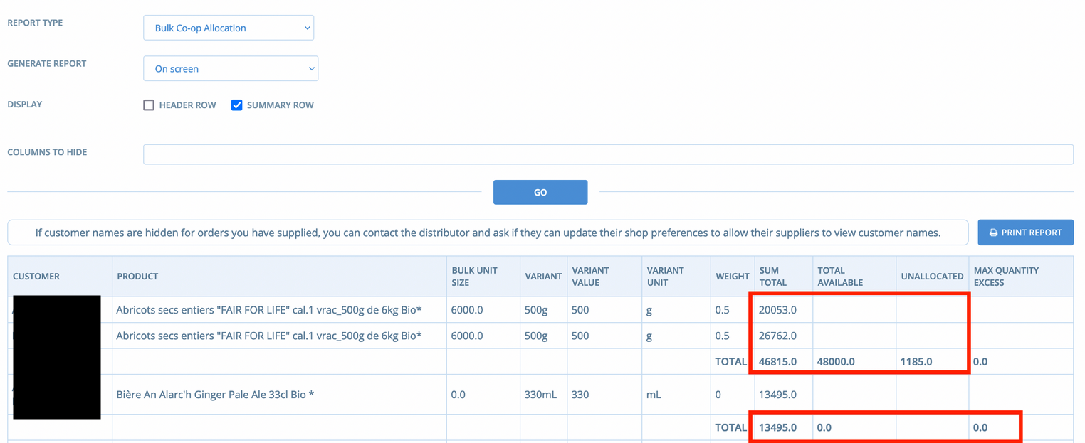[Reports] Bulk co-op allocation report showing wrong total sum · Issue #9748 ...