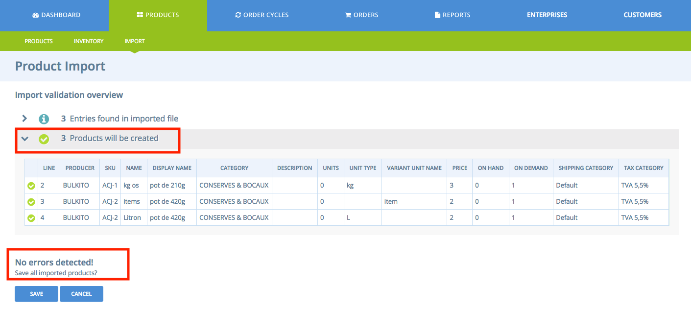 [Product import] 500 error when a product has "0" in the unit value ...