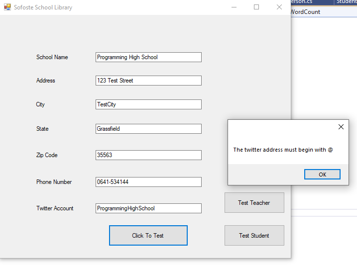 GitHub - sofoste93/SSchoolLibrary: A simple Desktop App: written in C# ...