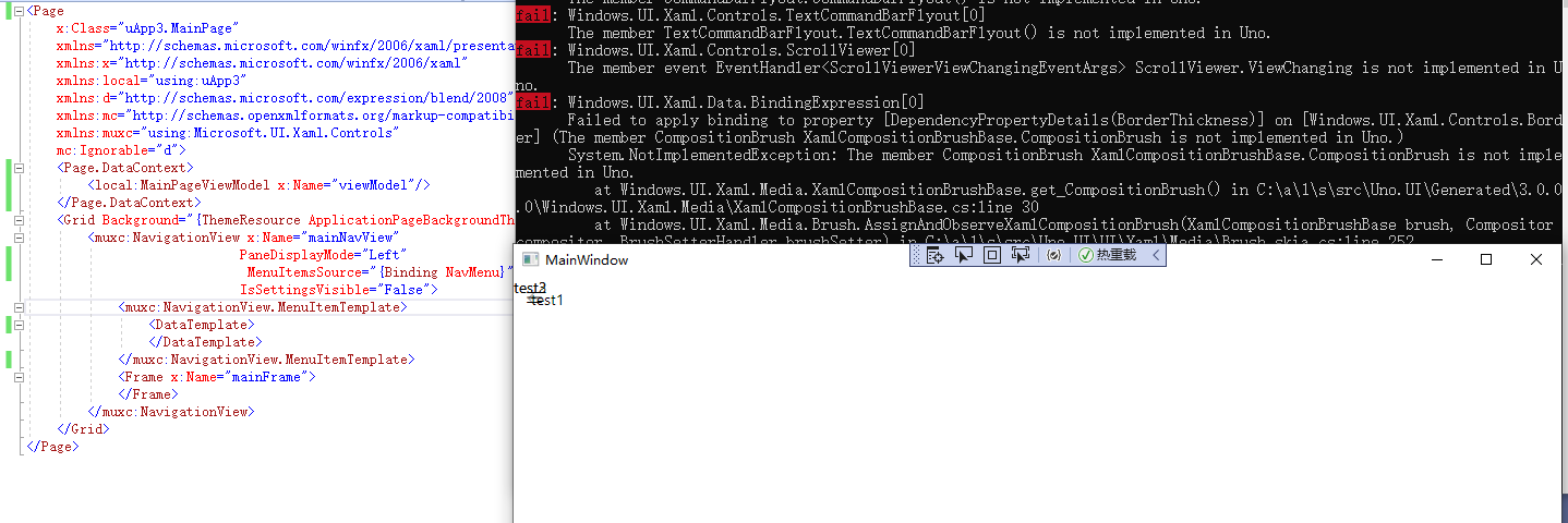 3.10.0-dev.632:error of NavigationView in Skia.Wpf project · Issue #6984 · unoplatform/uno · GitHub