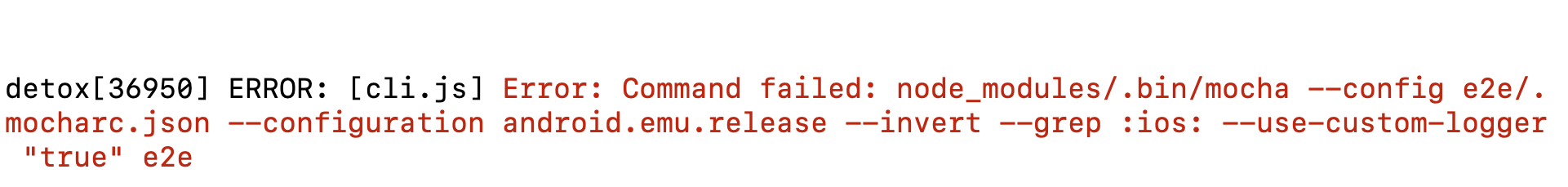 Example given in detox codebase doesn't work · Issue #2295 · wix/Detox · GitHub