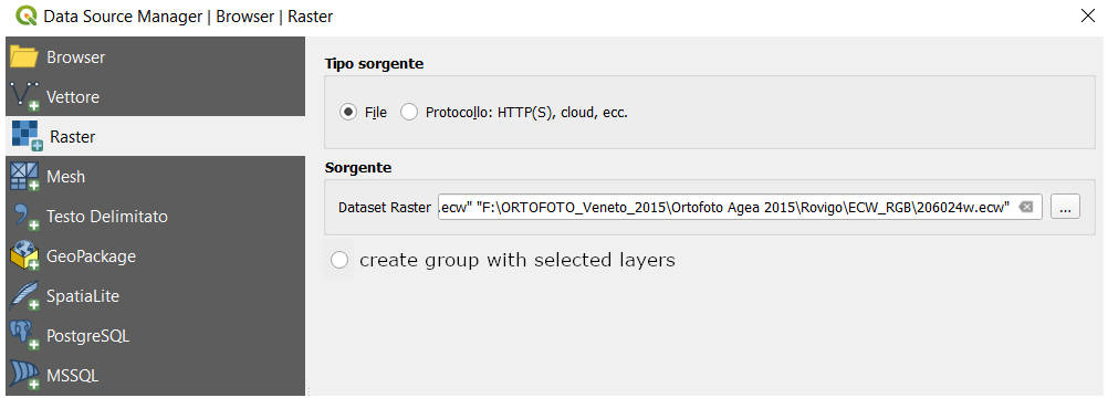 Add "Create group" button in data source manager · Issue #33124 · qgis/QGIS · GitHub