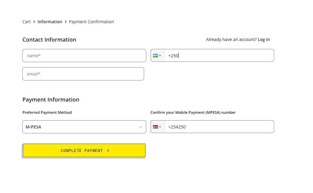 counytry code doesn't update when you change the flag in two linked ...