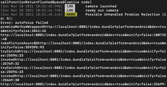 Imagepicker.launchCameraAsync() crashing for some android users. · Issue #11465 · expo/expo · GitHub