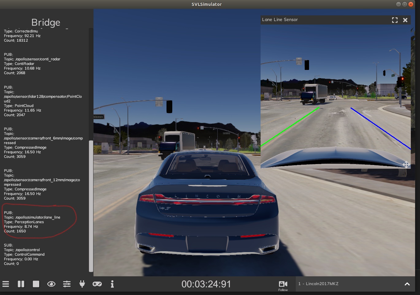 Lane line sensor topic is not shown in cyber_monitor · Issue #2065 · lgsvl/simulator · GitHub