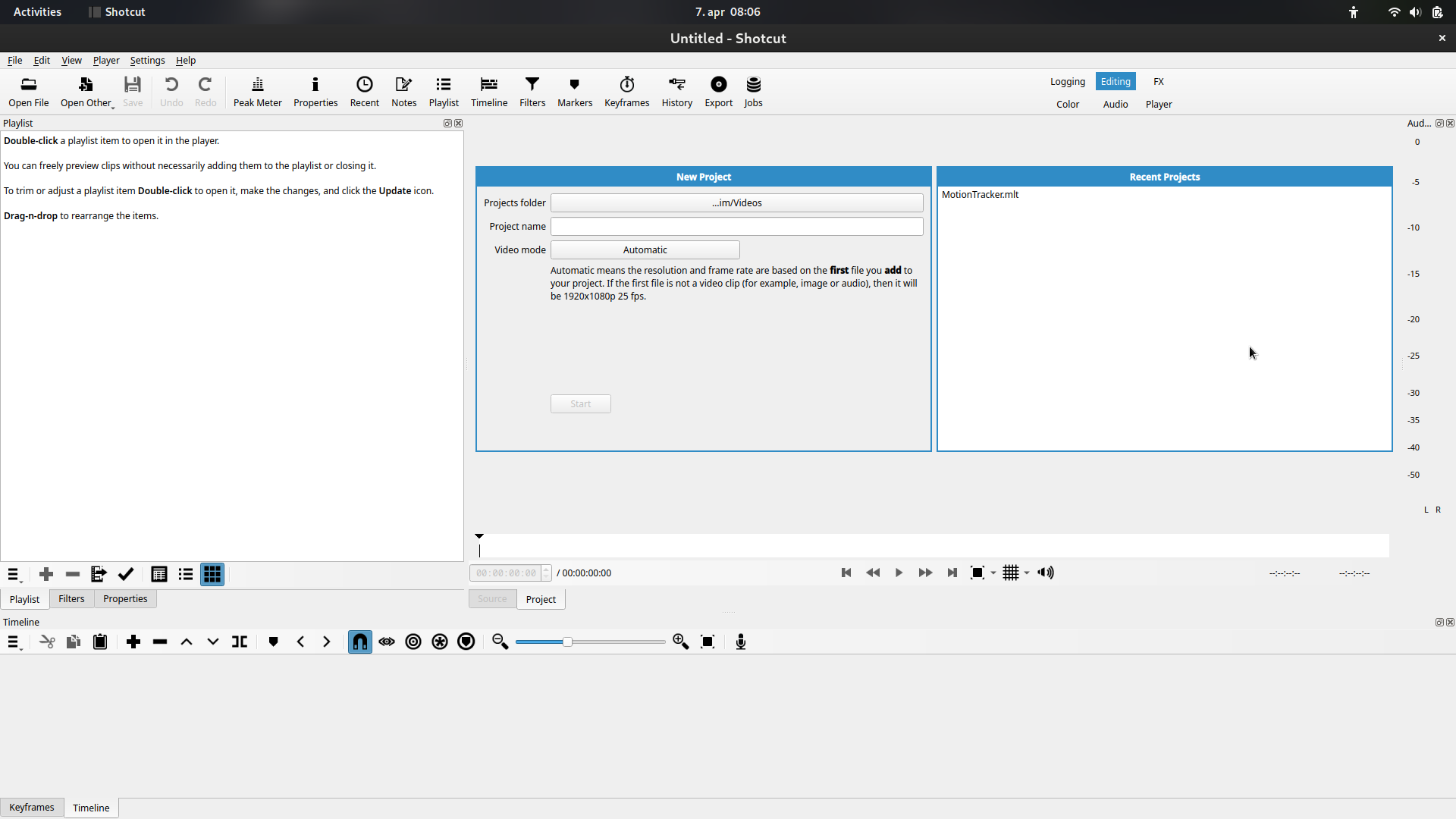 crash on start in flatpak beta : 23.04.05 · Issue #1421 · mltframework ...