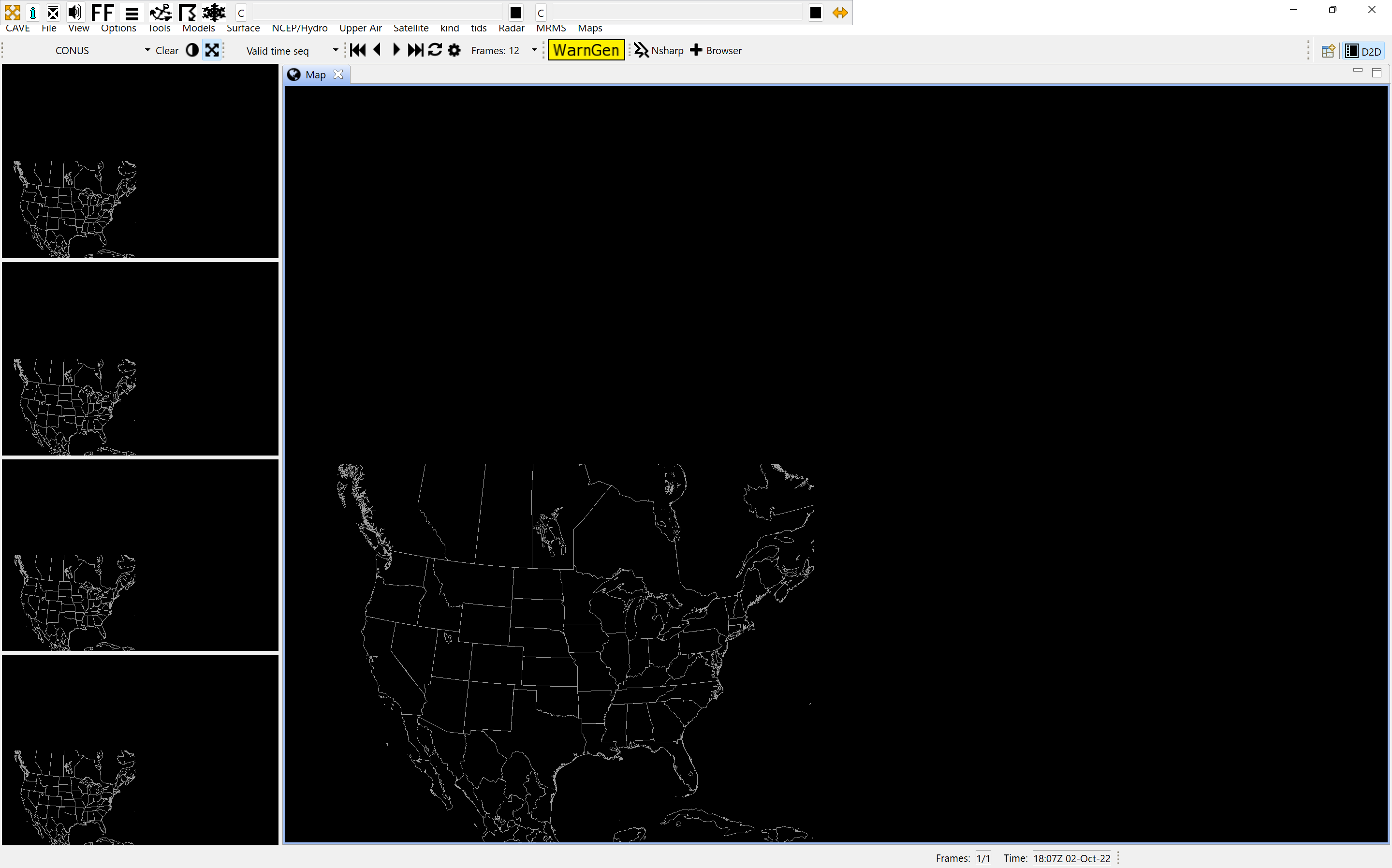Maps Only Occupy Lower Left Quadrant Of Pane · Issue 490 · Unidata Awips2 · Github