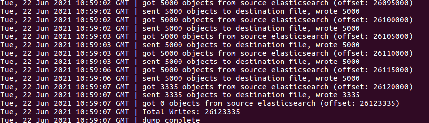 [BUG]when dumping an index to file, lose one batch data with limit=10000 or limit=5000 · Issue ...