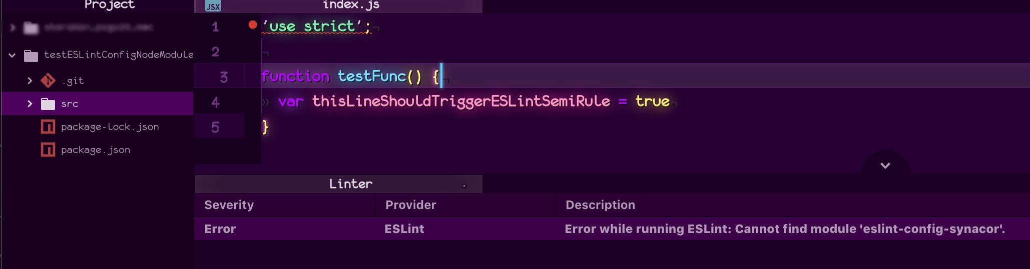 Doesn't work with external config file from node module · Issue #842 · microsoft/vscode-eslint ...