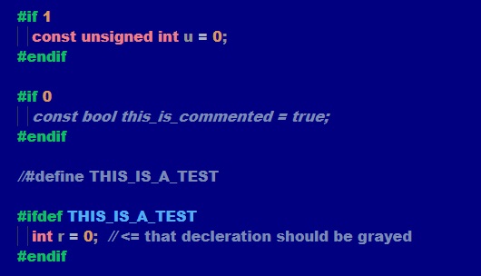 syntax highlighting on #ifdef · Issue #72100 · microsoft/vscode · GitHub