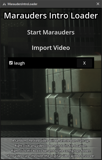 GitHub - ynot01/MaraudersIntroLoader: No more "70 years" - Custom Intro Loader/Randomizer for ...