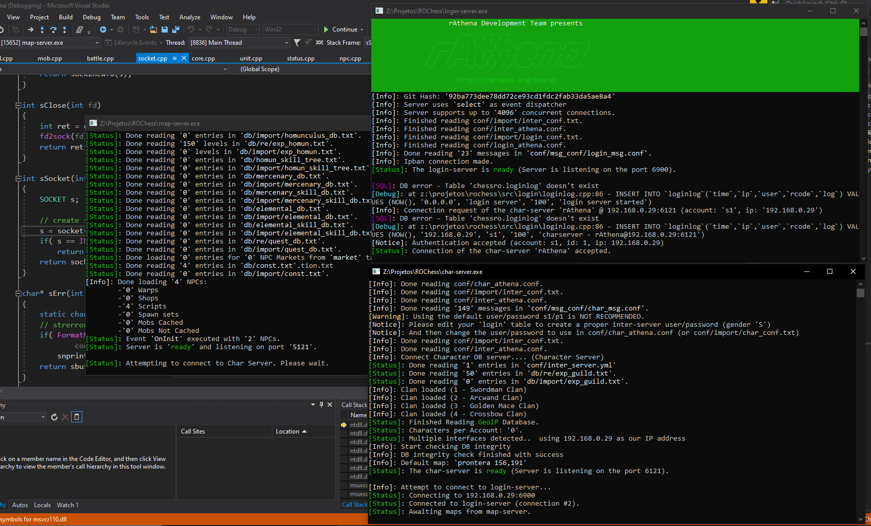 MapServ crash when finish load before char-server · Issue #4314 · rathena/rathena · GitHub