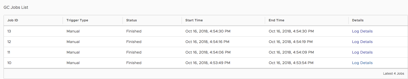 [GC UI] GC jobs list -> GC jobs history · Issue #6060 · goharbor/harbor ...