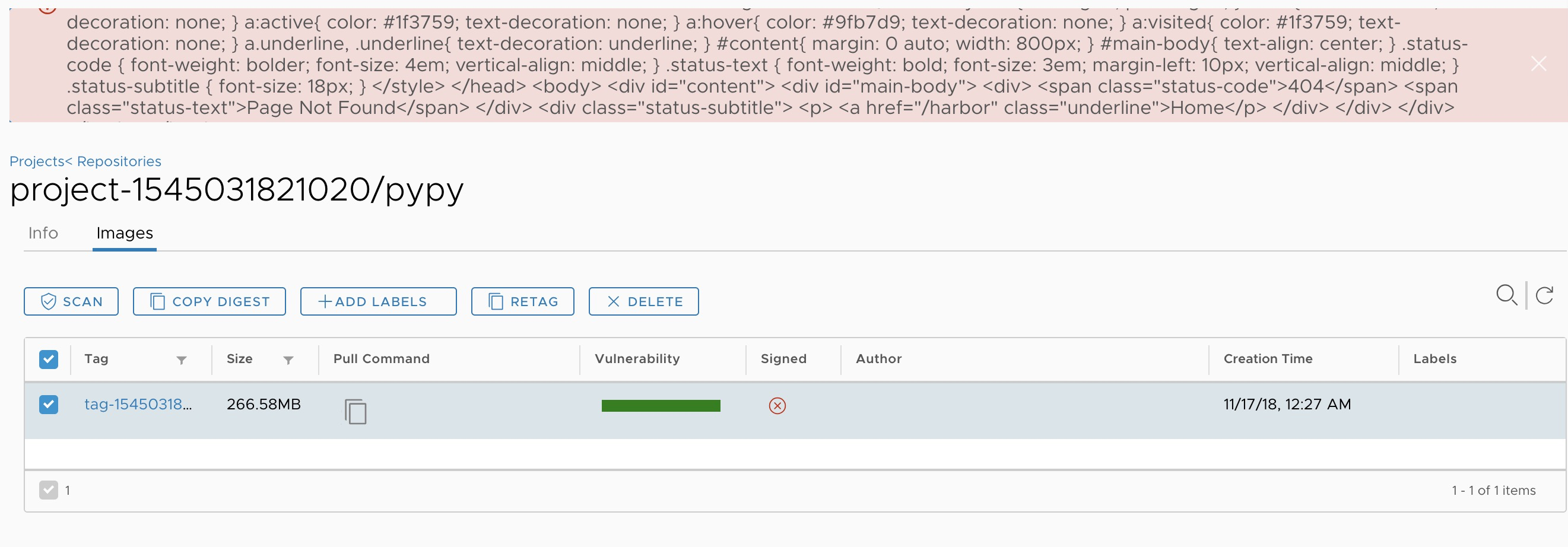 Error occured when to retag a image with special character · Issue #6540 · goharbor/harbor · GitHub