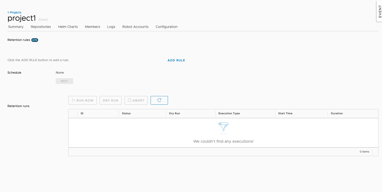 Guestmaster Role Can Assess The Webhooktag And Labes Retention Via