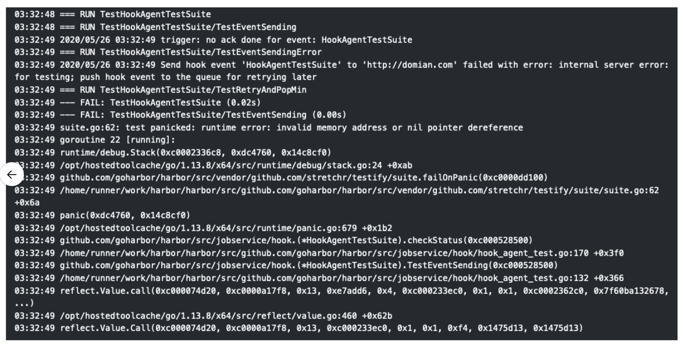 Jobservice UT failure · Issue #12041 · goharbor/harbor · GitHub