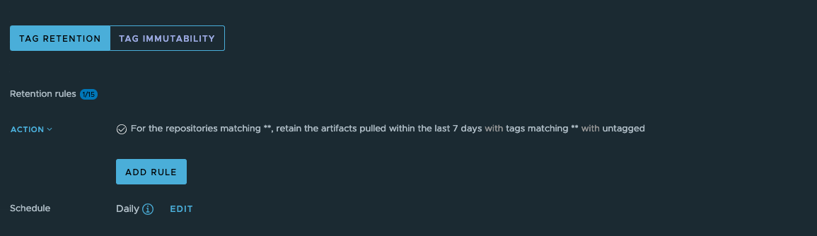 [proxy cache] Is it necessary to create a default retention policy in the proxy cache project ...