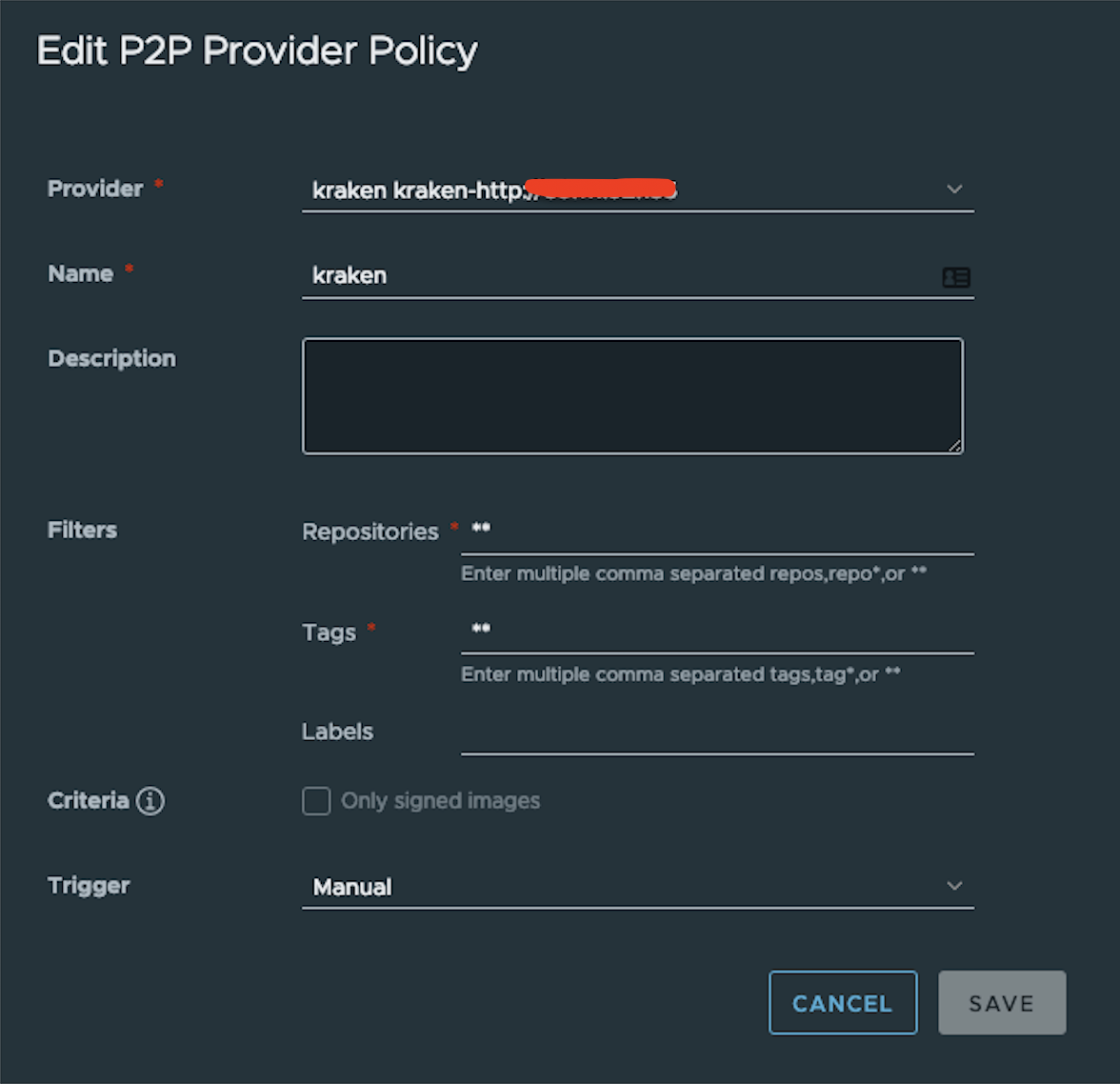 [p2p] Only signed images shows as uncheck after enable project content ...